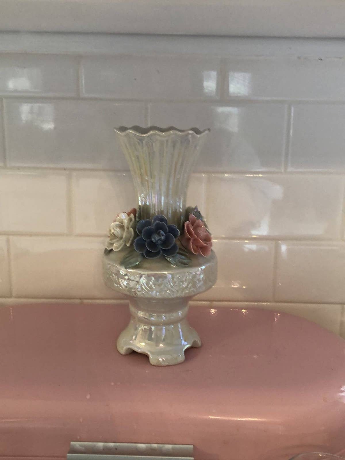 Gorgeous Vintage Vase Antique Roses Romantic Shabby Chic - Etsy
