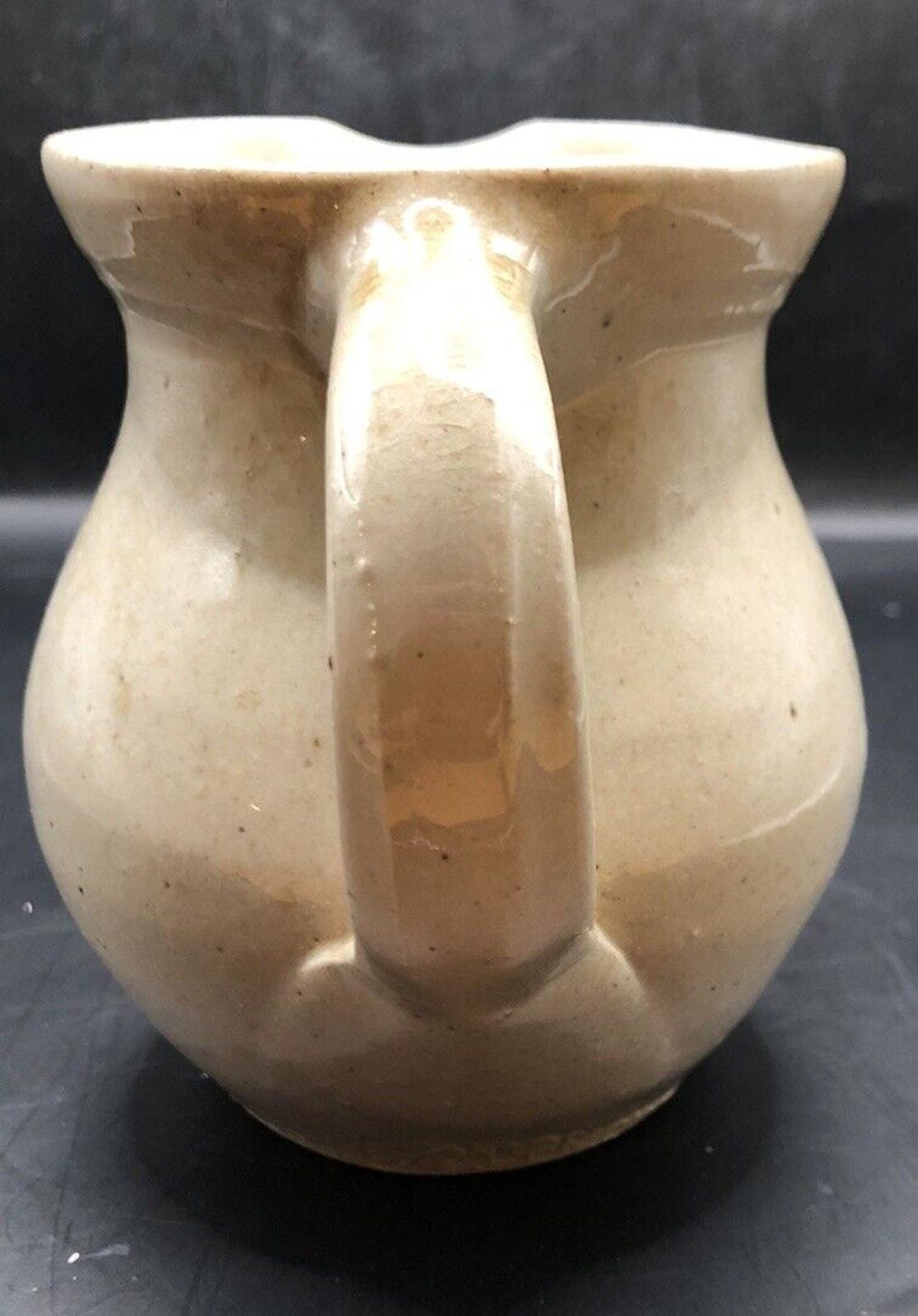 Cornwall Bridge Pottery Stoneware Pitcher 4.5 Inch (marked CBP )salt ...