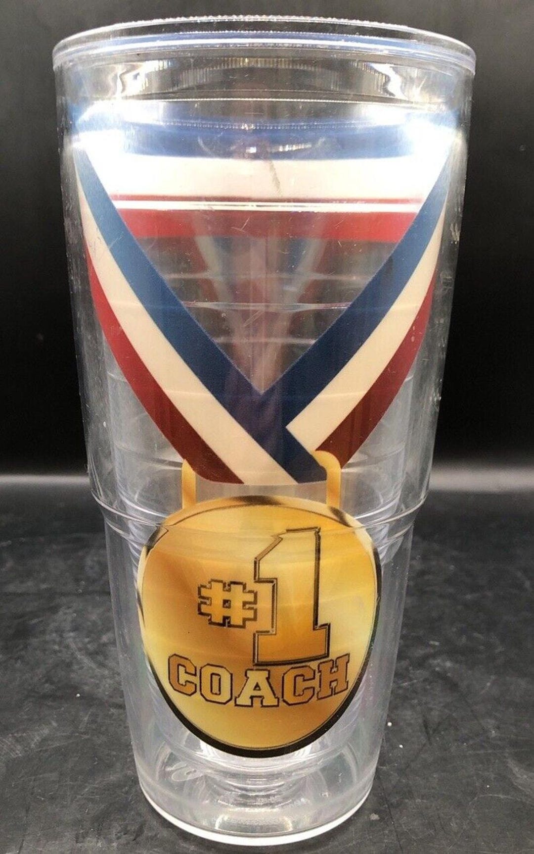 Number One Coach 24oz Plastic Cup - No Lid - Etsy
