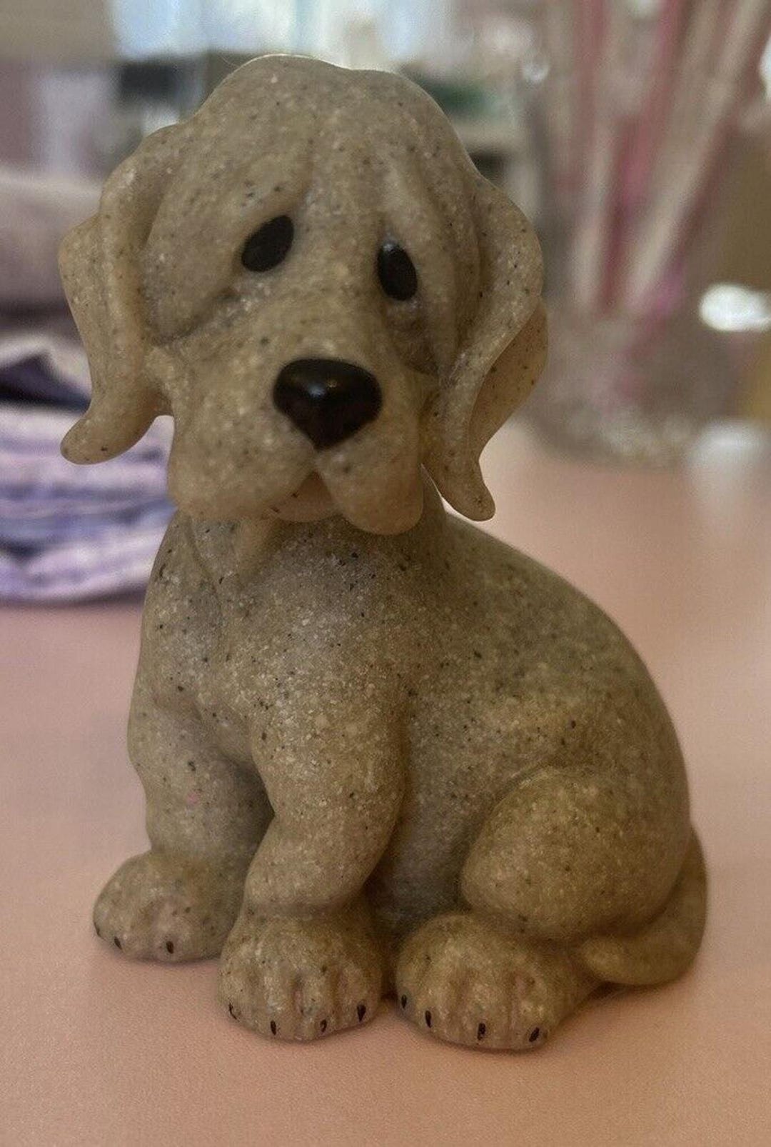 2001 Quarry Critters Peewee Dog Figure Stone Carved Dog Puppy - Etsy