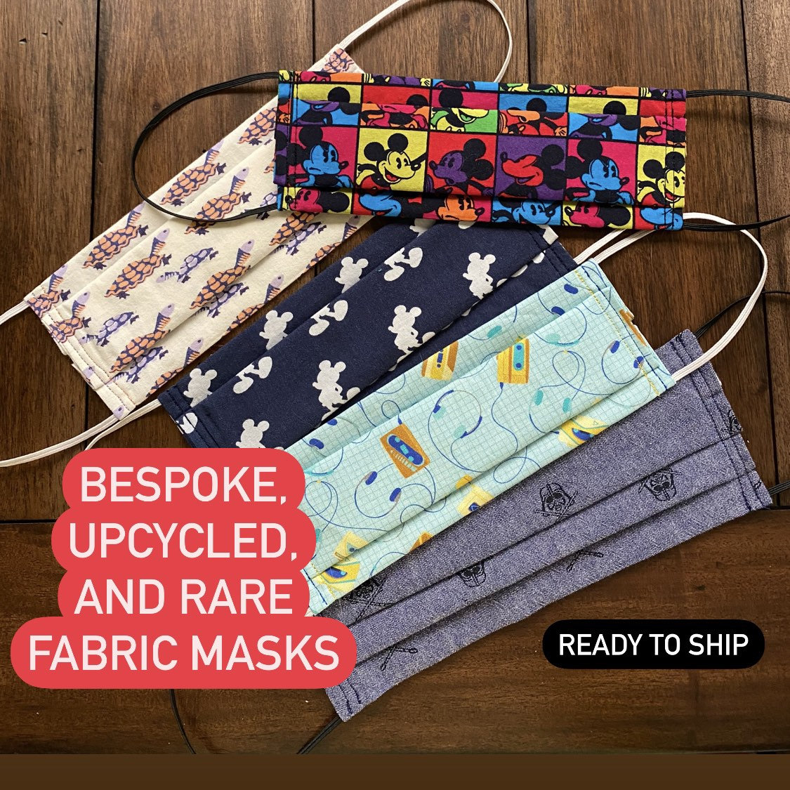 Bespoke, UPCYCLED, and Rare Fabrics Made Into Face Masks W/nose Wire ...