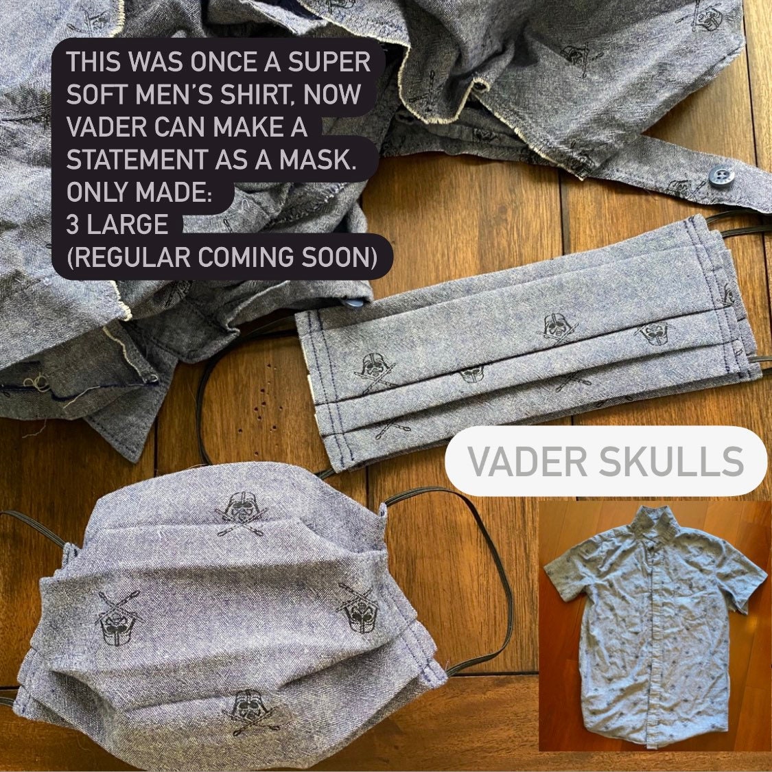 Bespoke UPCYCLED and Rare Fabrics Made Into Face Masks - Etsy