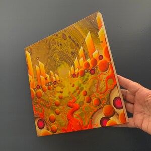 Yellow Shards, Hand Painted Original Art No.182 on Wood Panel, 10x10 - Etsy