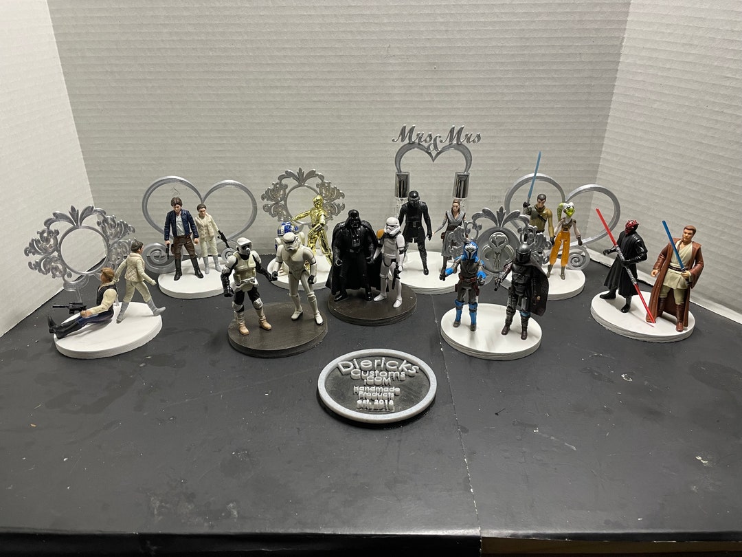 Action Figure Wedding Cake Toppers (star Wars) - Etsy