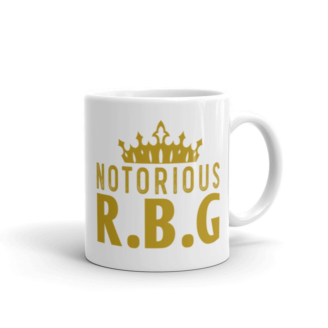 The Notorious RBG Coffee Mug Ruth Bader Ginsburg Ceramic Cup I Dissent ...