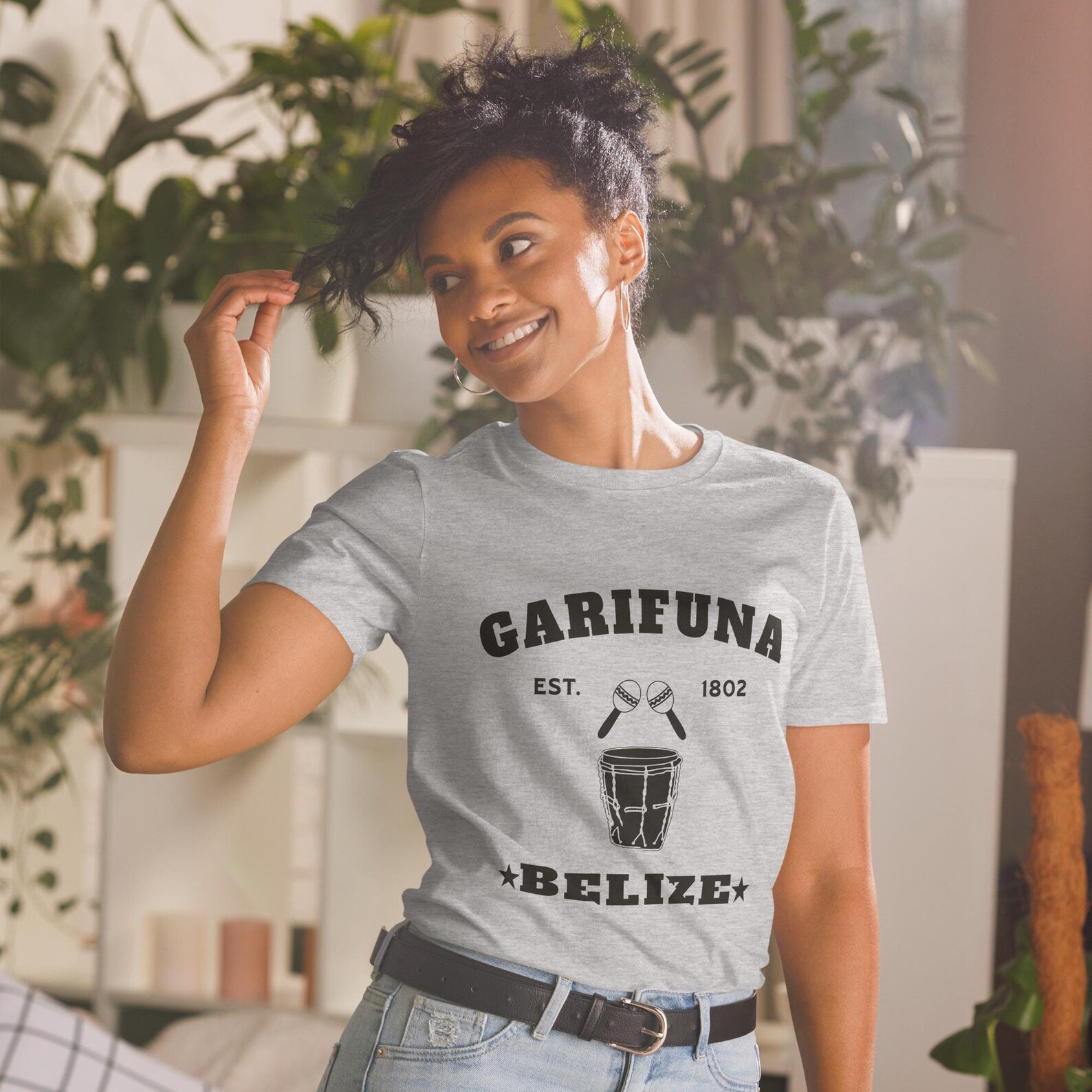 Garifuna Shirt, Belize Garifuna Shirt, Established 1802, Belizean ...