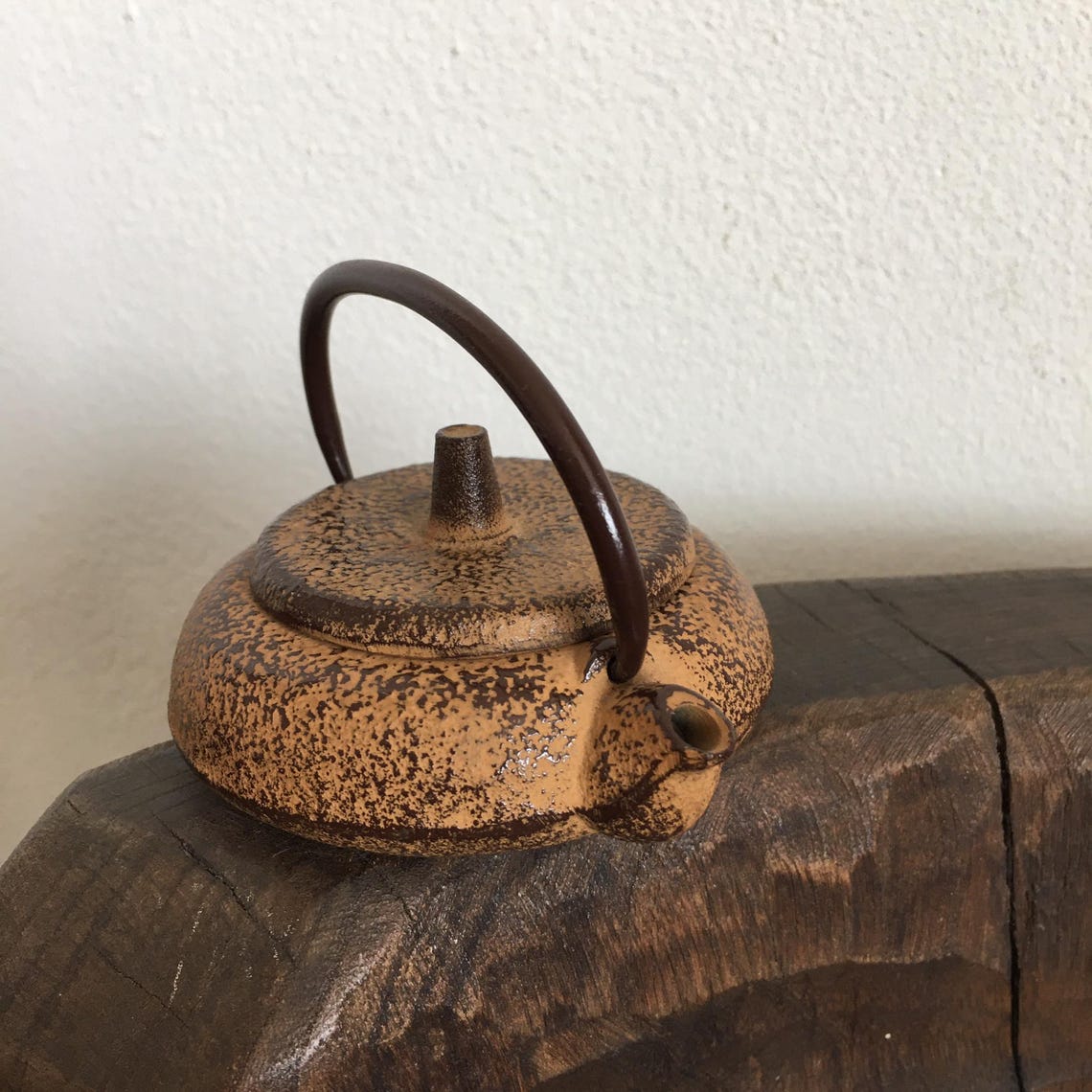 Japanese Nanbu Ironware Paperweight Red Ink Box Rare Form - Etsy