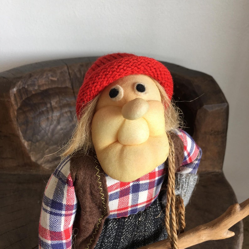 Vintage Handmade Grandma Doll - Etsy