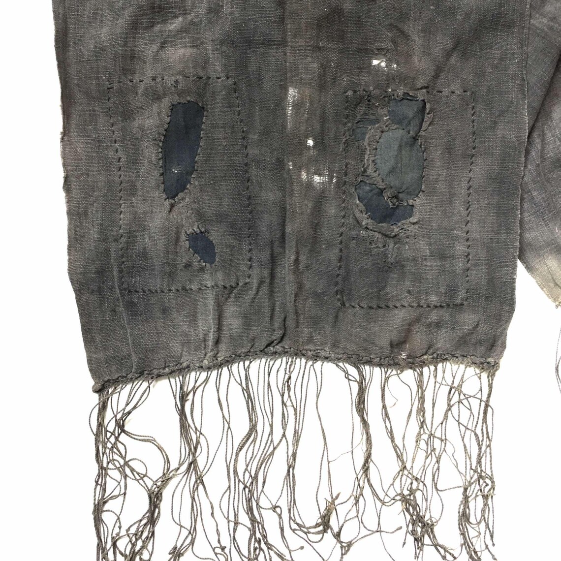 Vintage, Boro Patchwork Sashiko Scarf, Cotton - Etsy