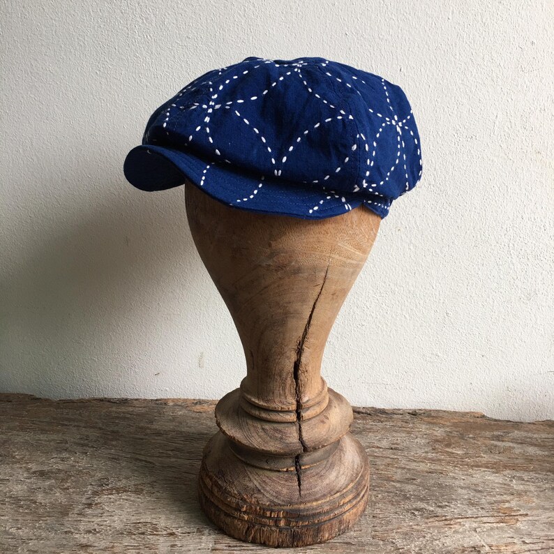 Handmade Sashiko Japan Fabric Cap - Etsy