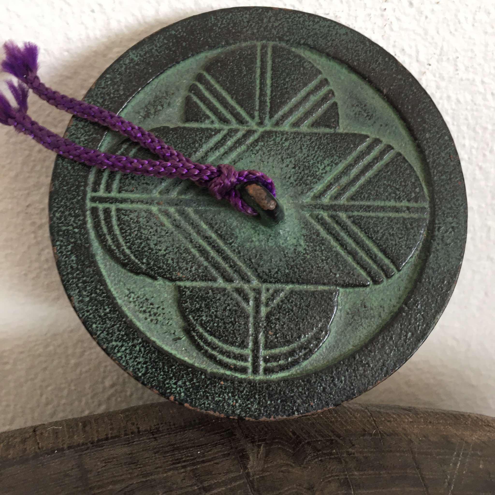 Vintage Japanese Cast Iron Paperweight - Etsy