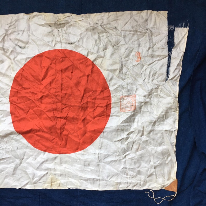 Original 1940s Japanese WWII Silk Flag - Etsy