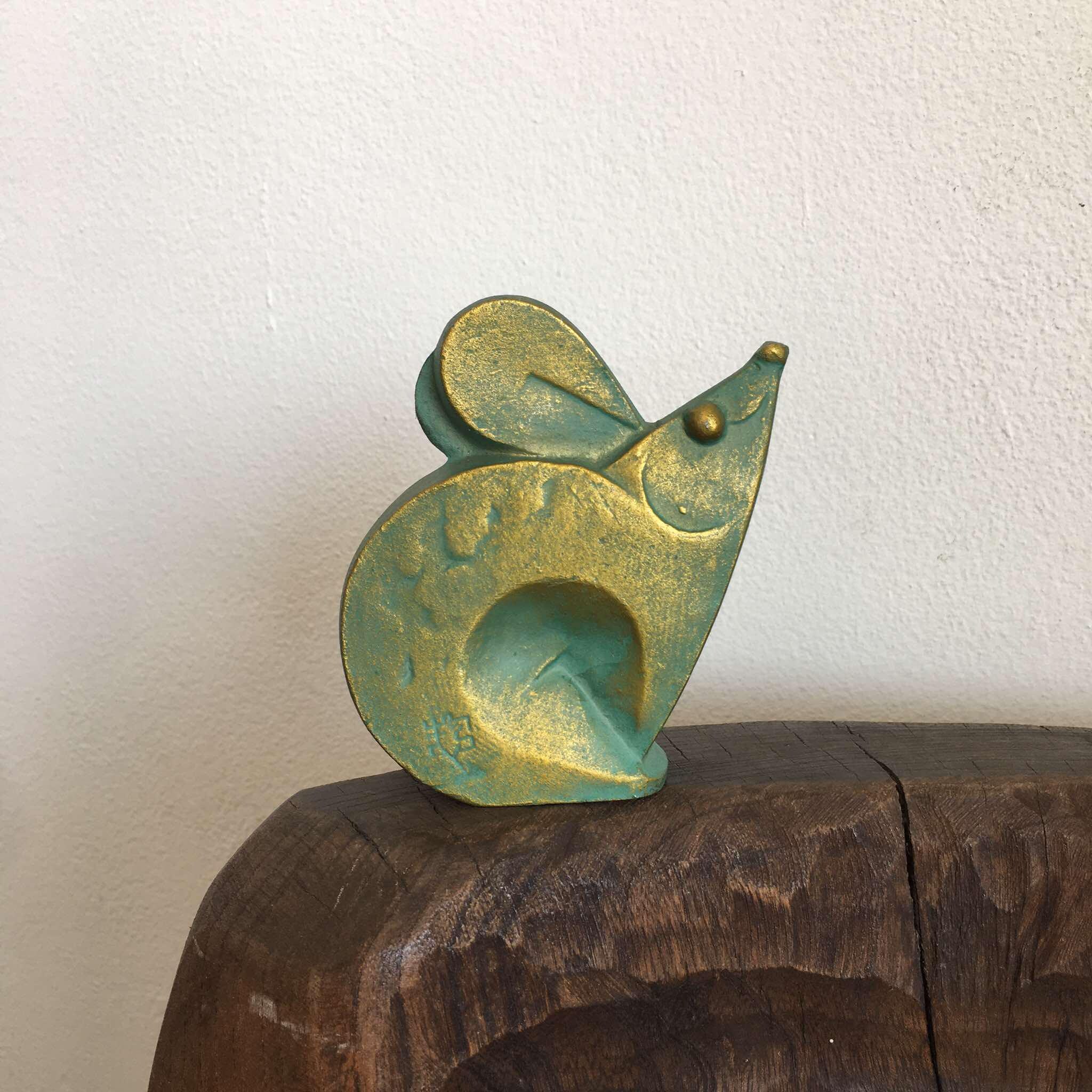 Vintage Saegusa Sotaro Rat Cast Iron Artist - Etsy