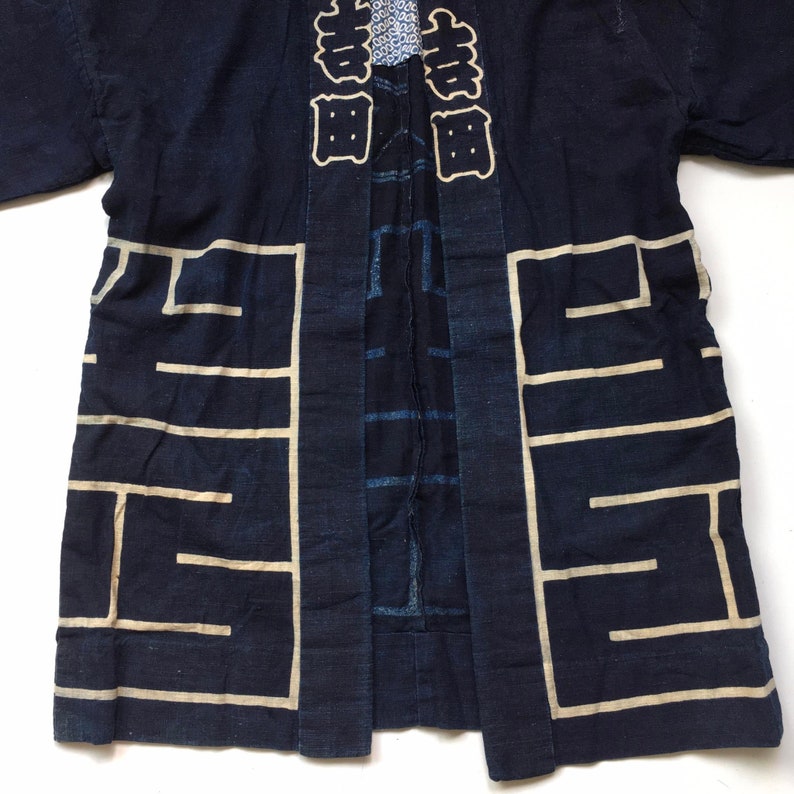 Vintage Japanese Indigo Dyed Hanten Jacket - Etsy