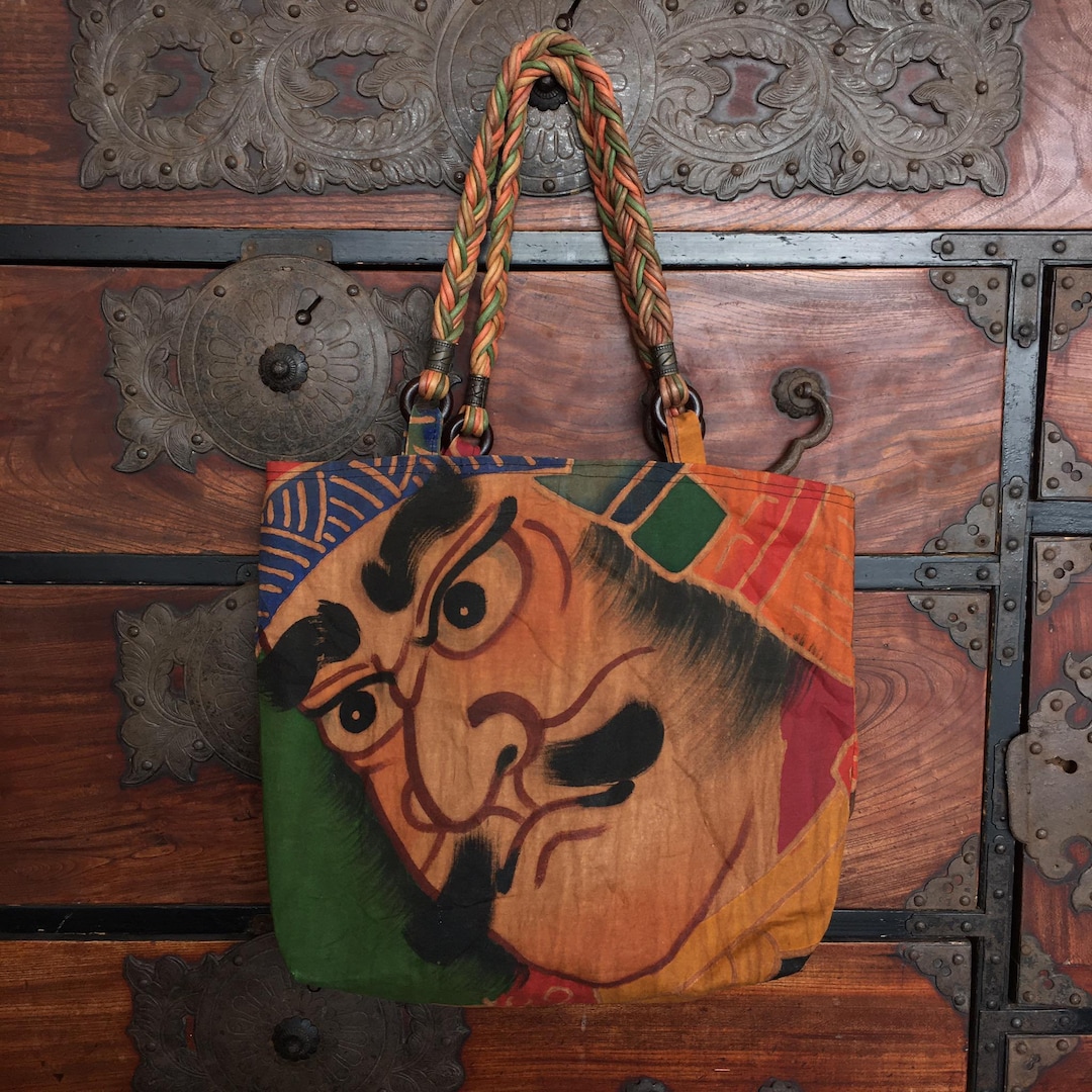 Remake Vintage Nobori Banner Samurai Art Bag - Etsy