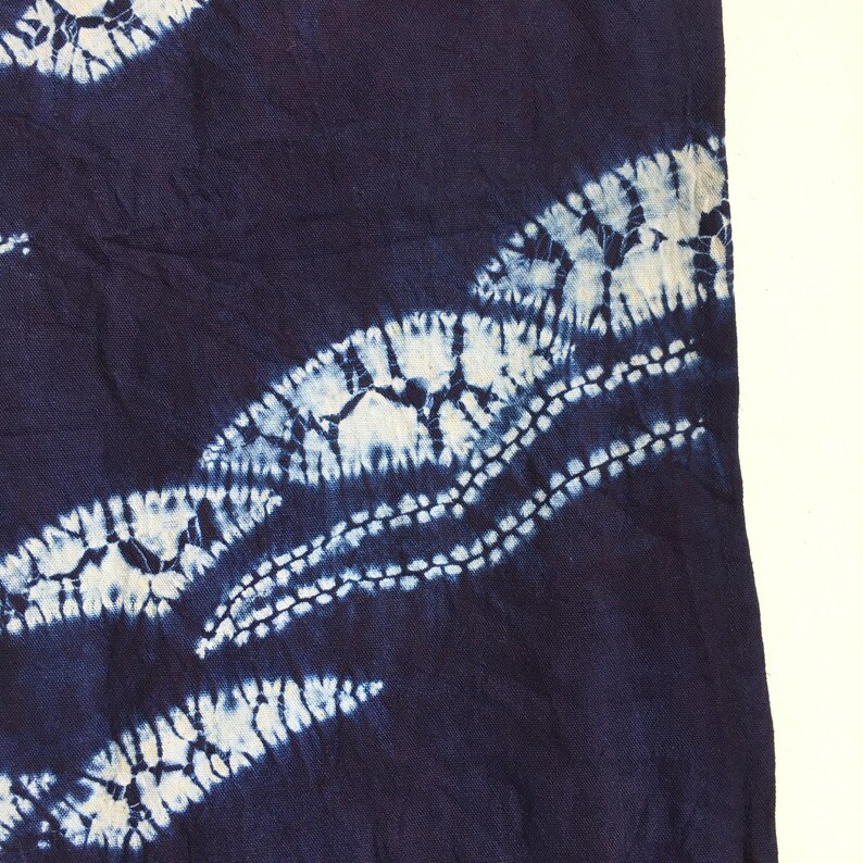 Vintage Japanese Shibori Indigo Noren Curtain - Etsy