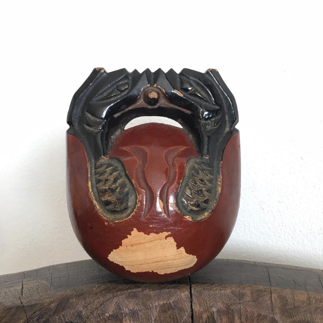 Japanese Wooden Muyu Mokugyo Buddhist Monk Instrument Drum Fish - Etsy