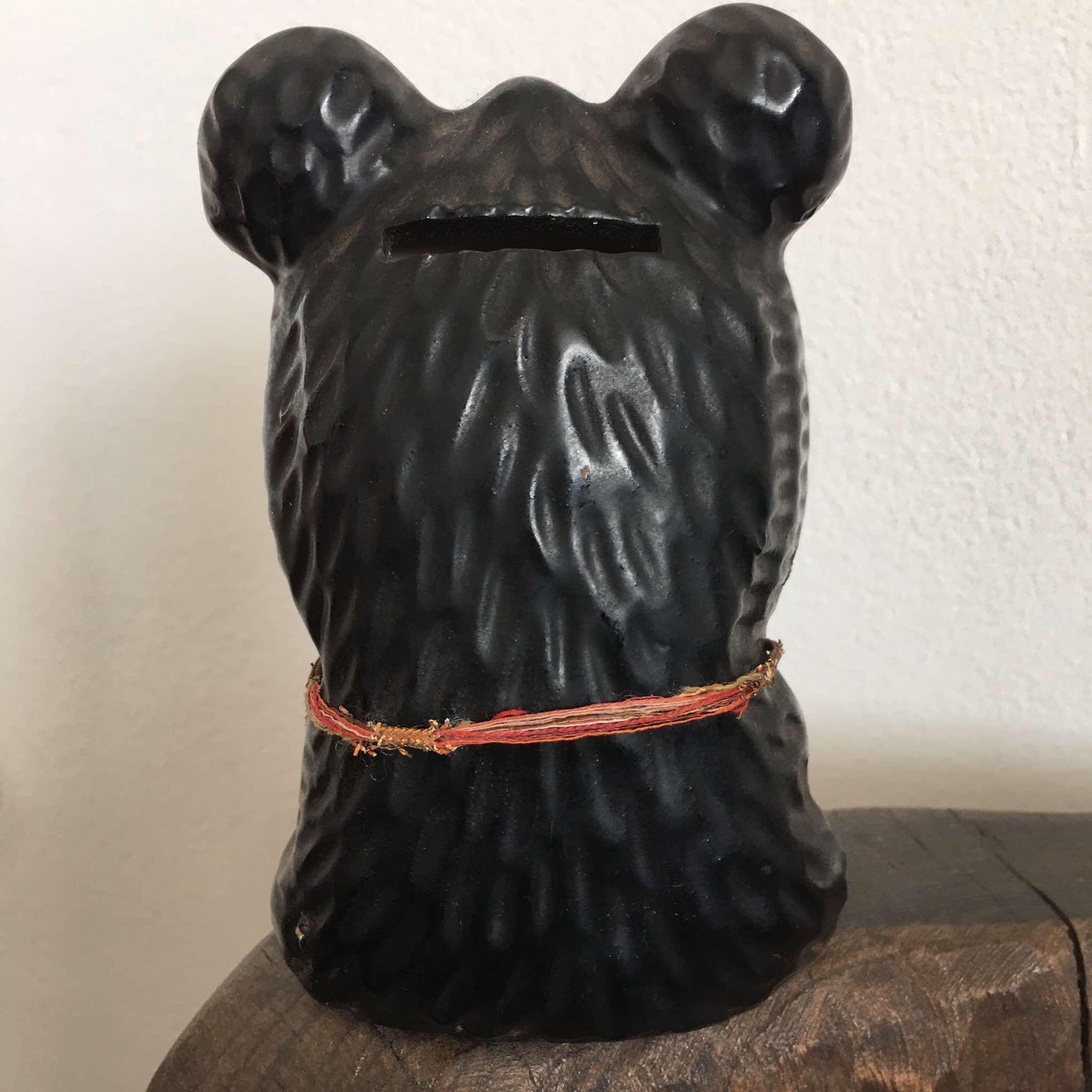 Vintage Japanese Bear Coin Bank - Etsy
