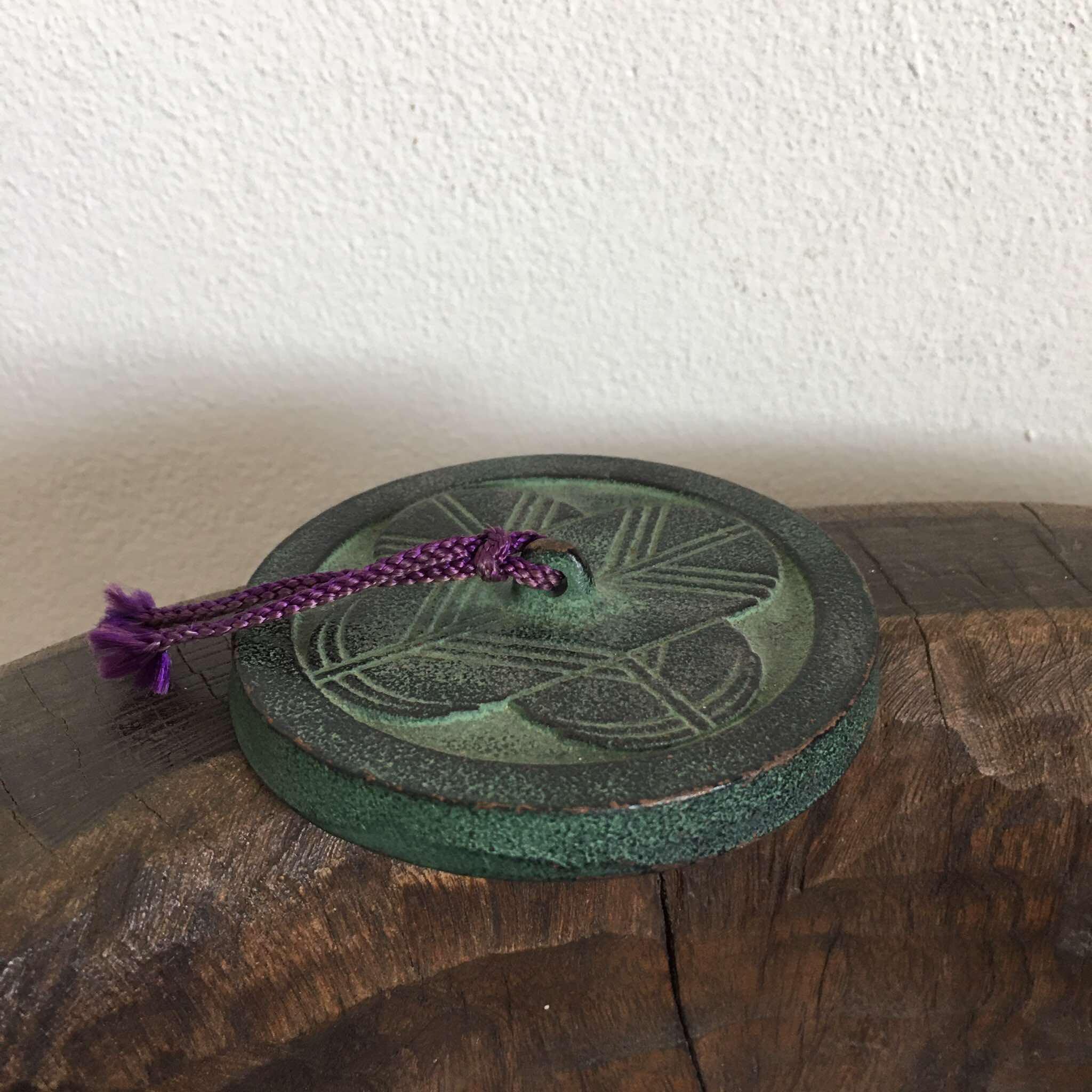 Vintage Japanese Cast Iron Paperweight - Etsy