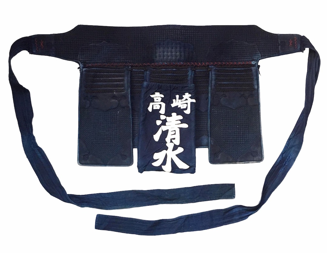 Vintage Japanese Kendo Tare Indigo - Etsy