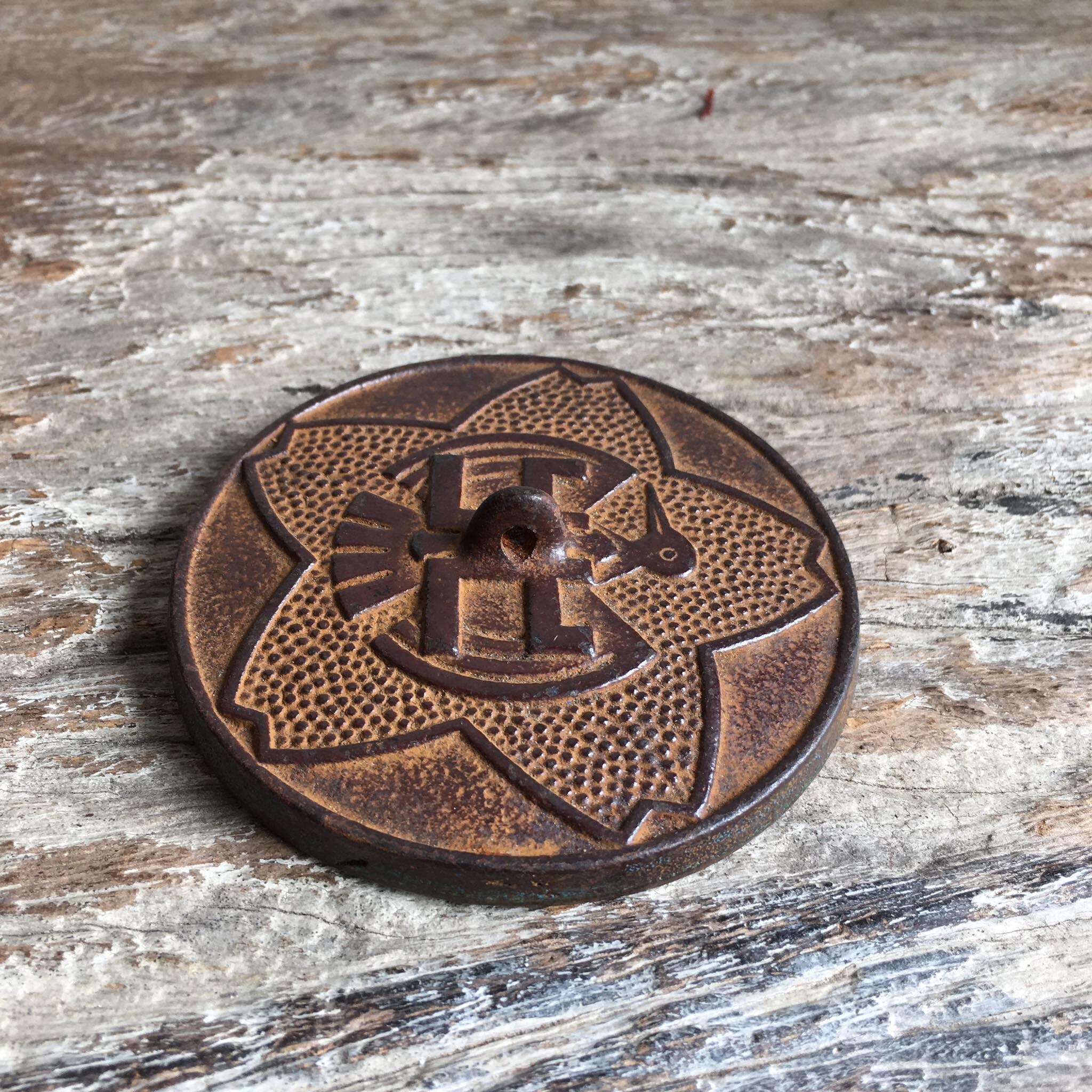 Vintage 1962 Japanese Cast Iron Paperweight - Etsy