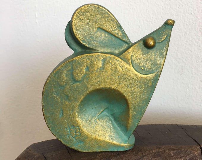 Vintage Saegusa Sotaro Rat Cast Iron Artist - Etsy
