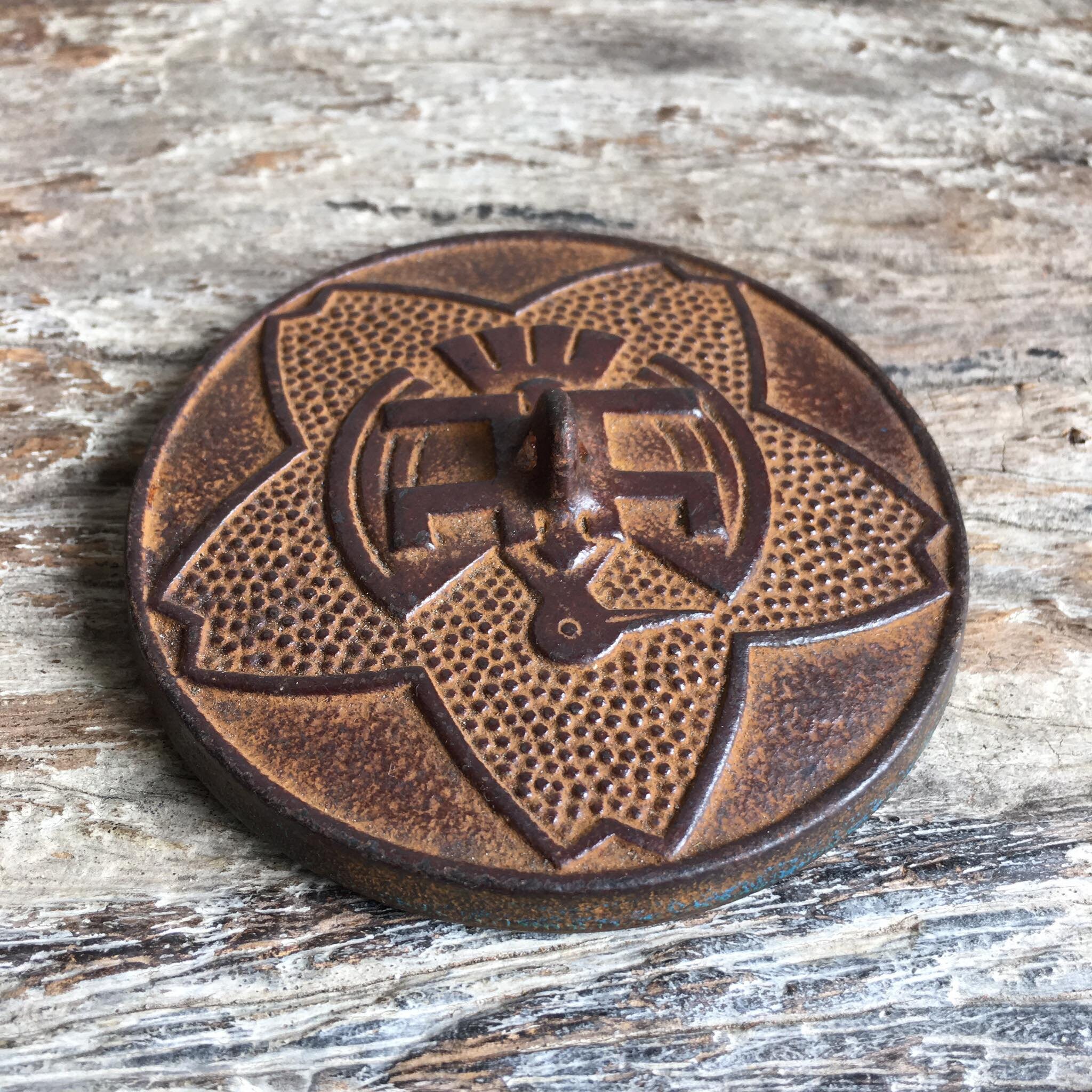 Vintage 1962 Japanese Cast Iron Paperweight - Etsy