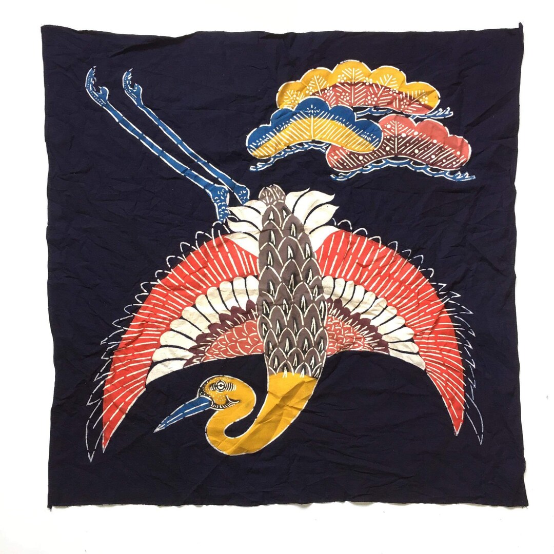 Vintage Japanese Tsutsugaki Indigo - Etsy