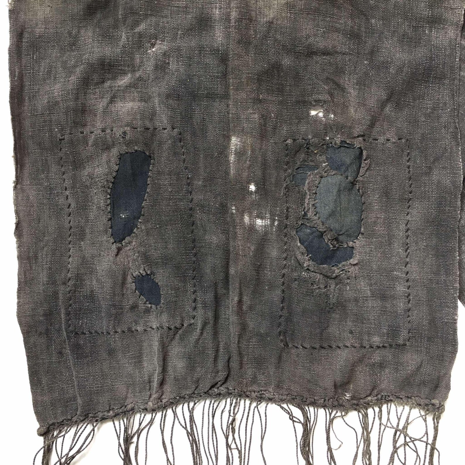 Vintage, Boro Patchwork Sashiko Scarf, Cotton - Etsy