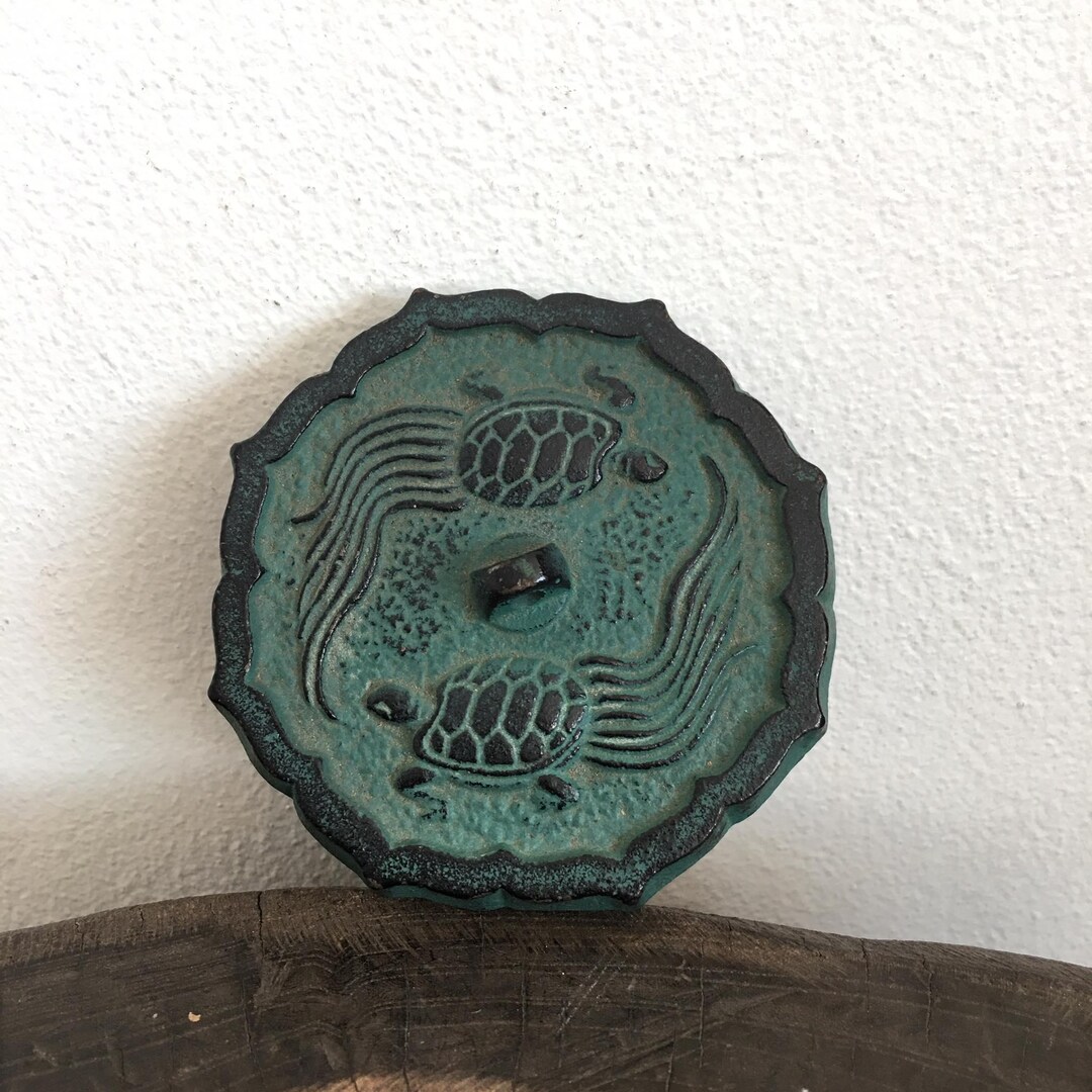 Vintage Japanese Cast Iron Paperweight - Etsy