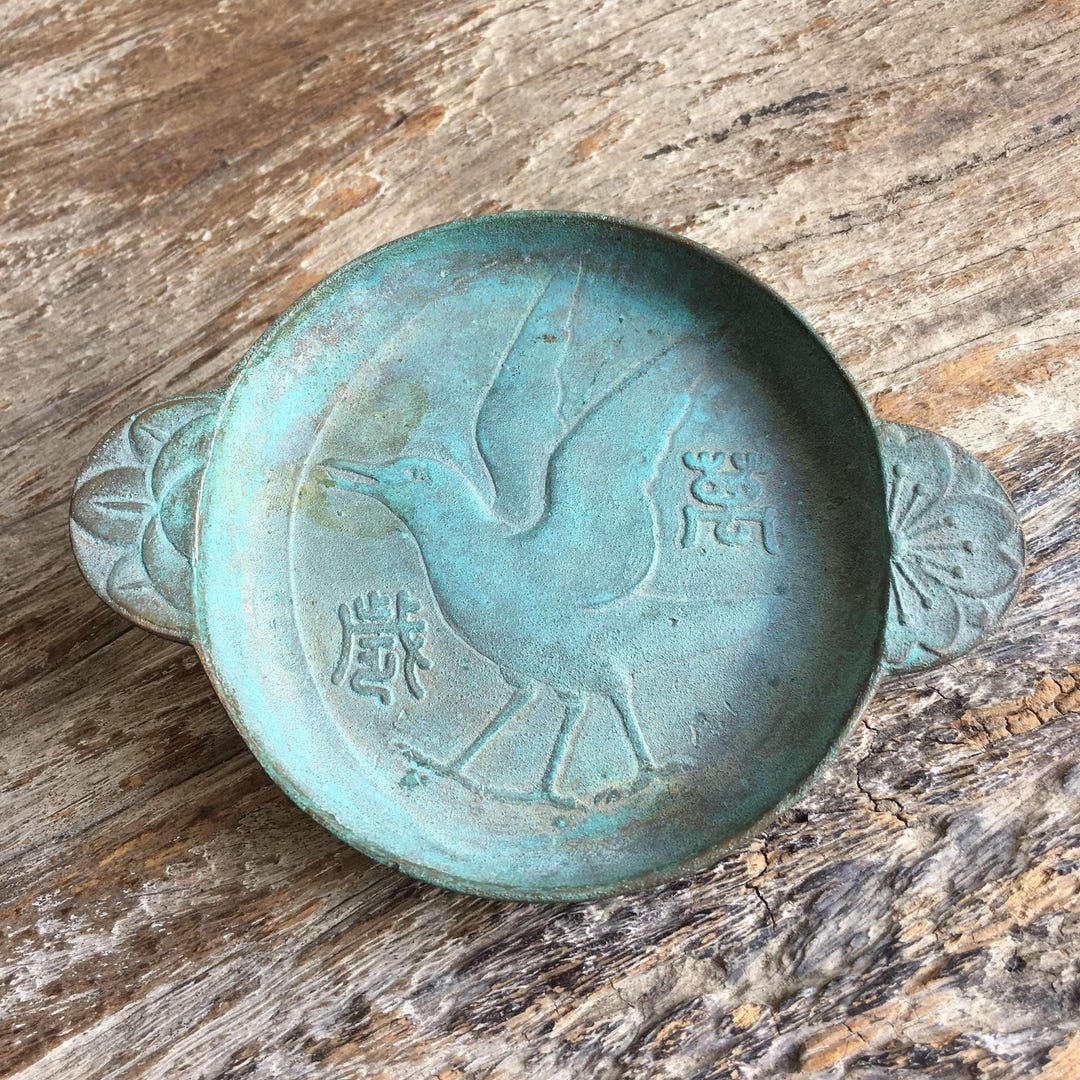 Vintage Japanese Cast Iron Paperweight - Etsy
