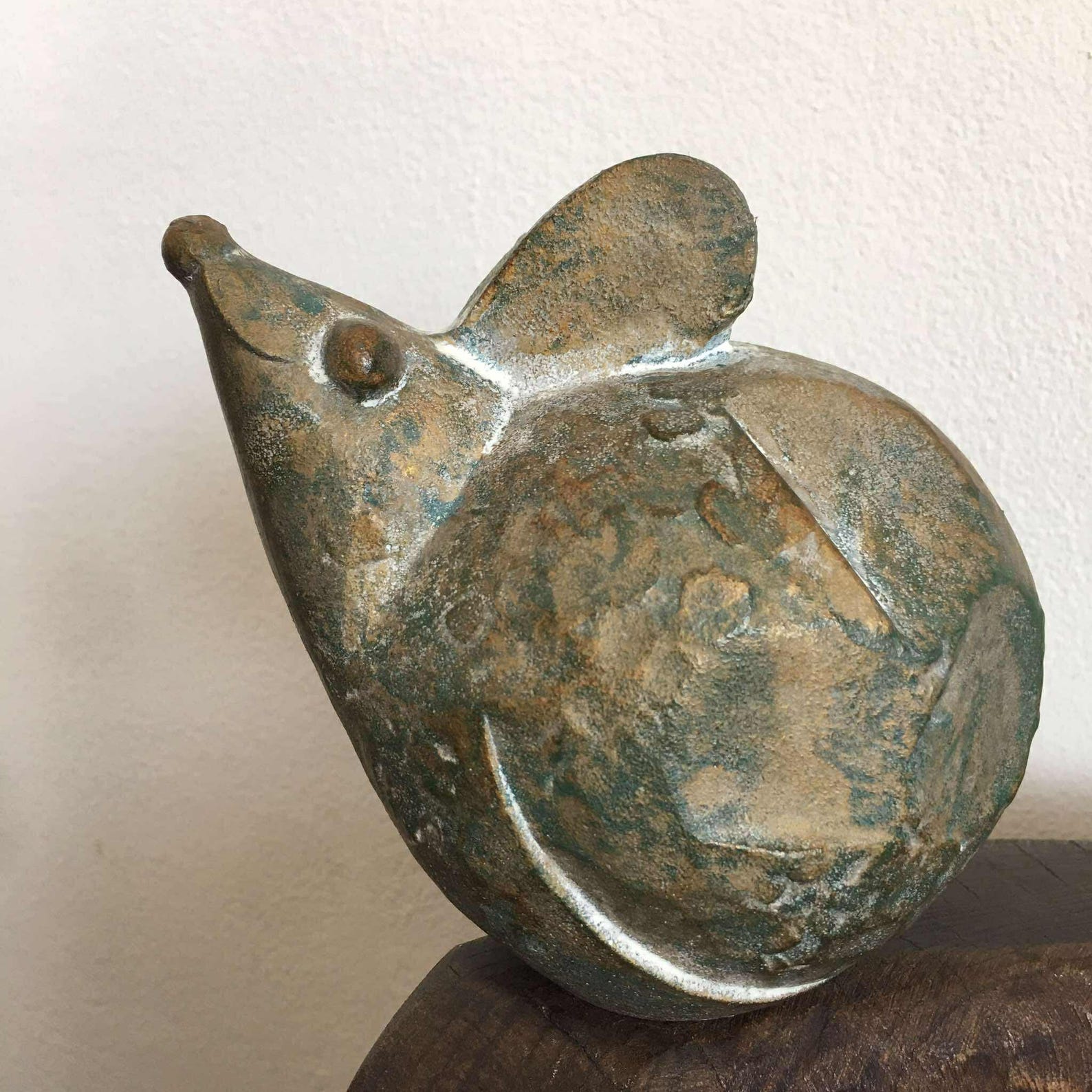 Vintage Japanese Cast Iron Paperweight - Etsy