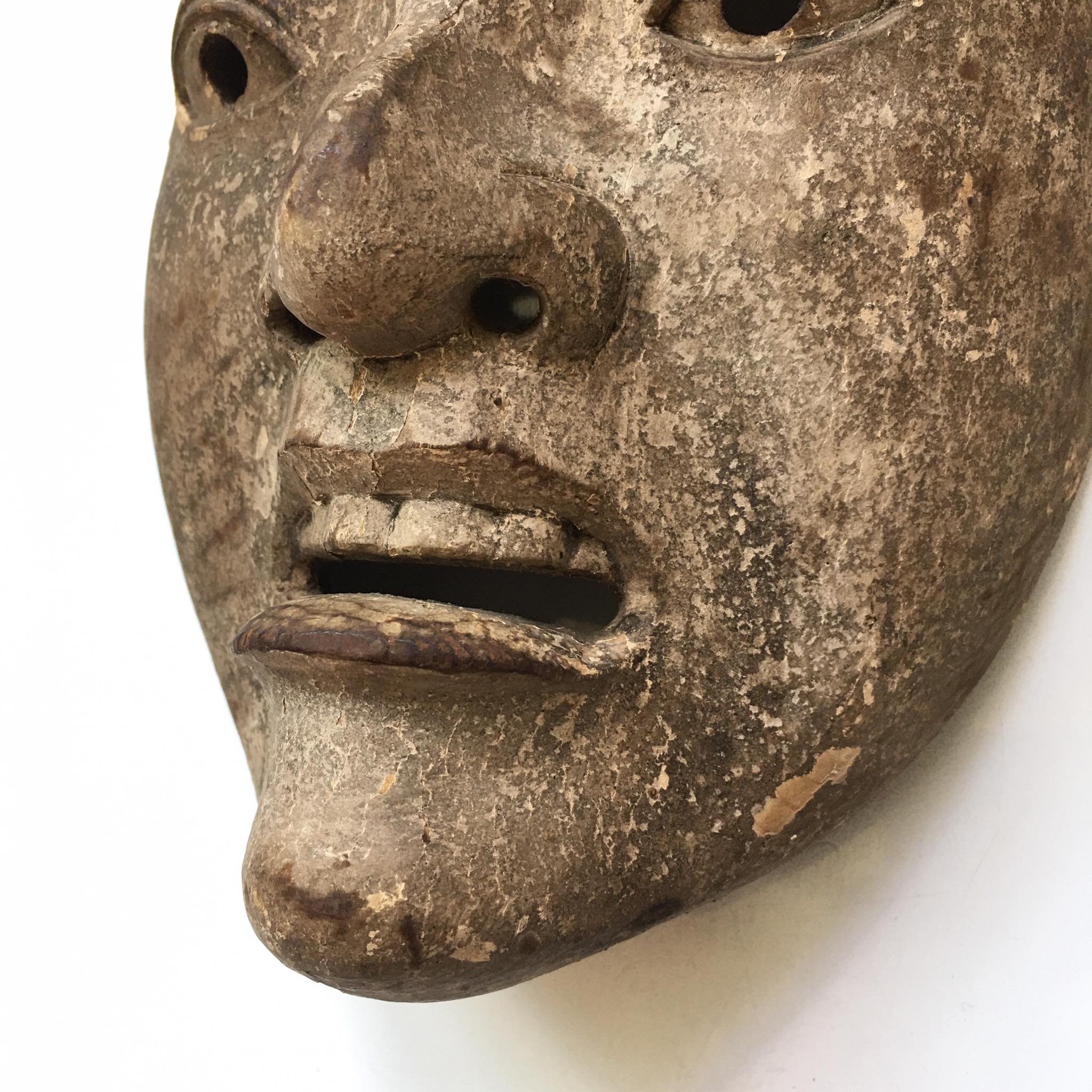1900s Japanese Handmade Noh Mask - Etsy