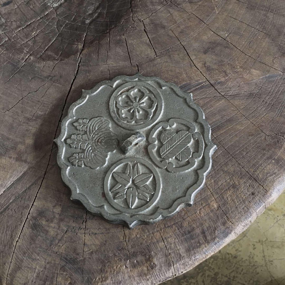 Vintage 1960 Japanese Cast Iron Paperweight - Etsy