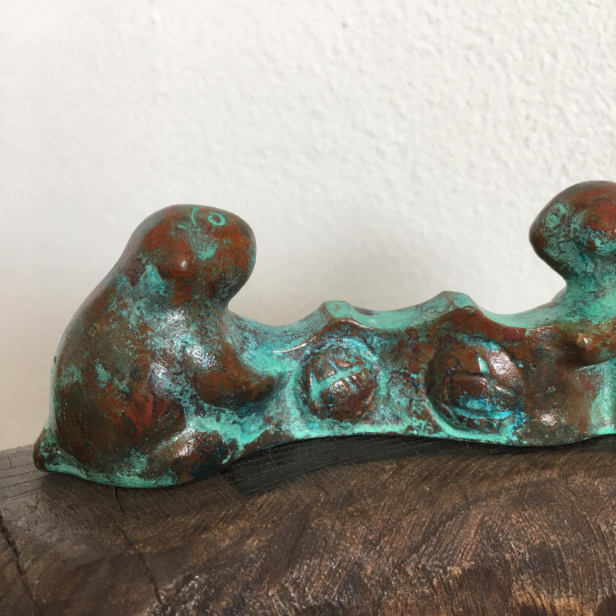 Vintage Japanese Cast Iron Paperweight - Etsy