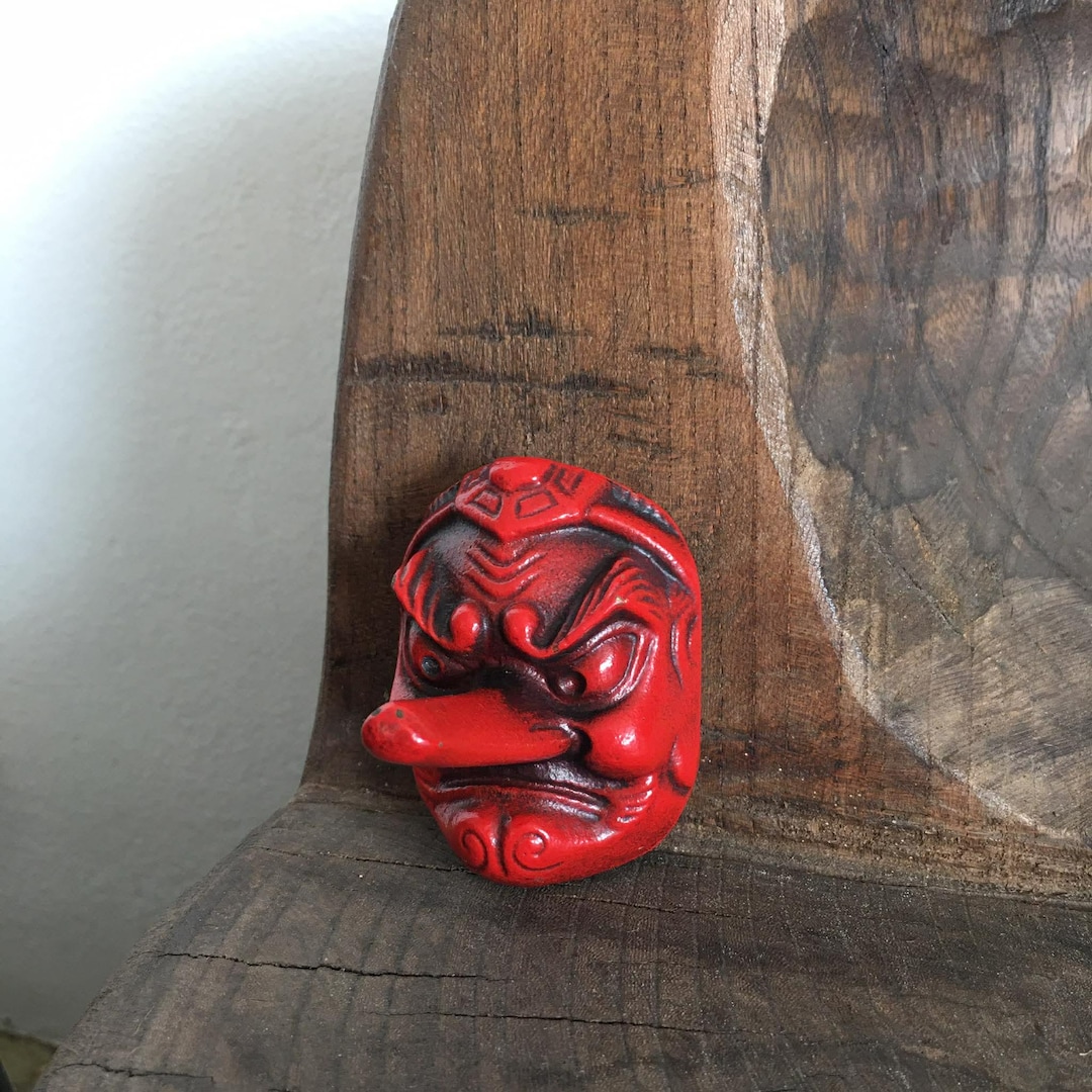 Vintage Japanese Cast Iron Paperweight - Etsy