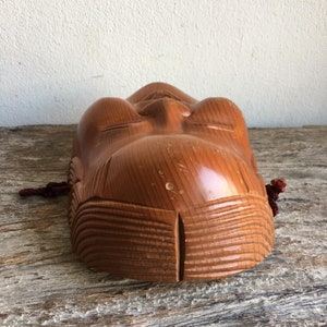 Japan Noh Mask 1996 Art Craft Wood Carving - Etsy