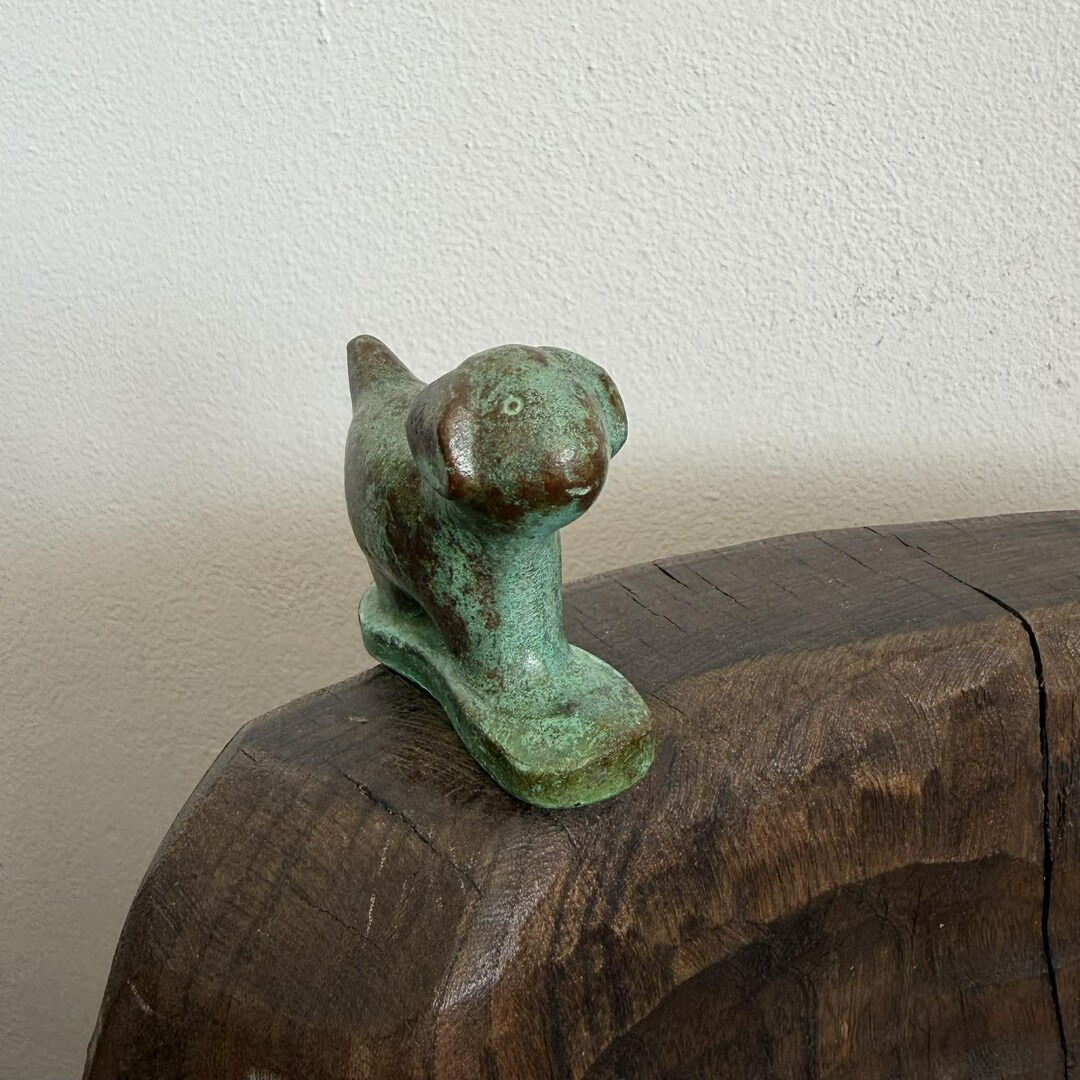 Vintage Japanese Cast Iron Paperweight - Etsy