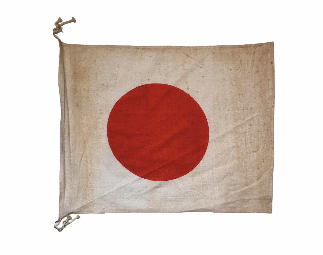 Vintage 1960s Japanese Flag - Etsy