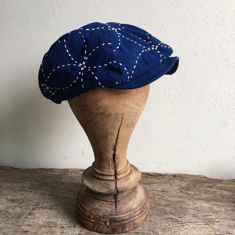 Handmade Sashiko Japan Fabric Cap - Etsy