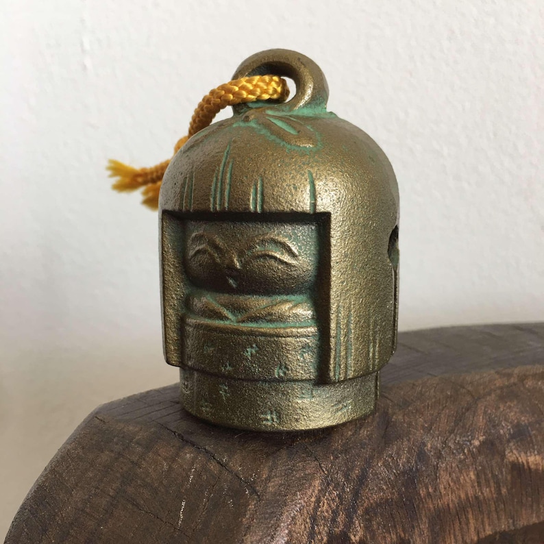 Japanese Small Cast Iron Bell Doll Paper Weight H 2.5 Inch - Etsy