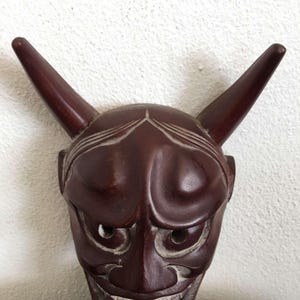 Vintage Hannya Mask, Japanese Traditional Noh Mask, - Etsy