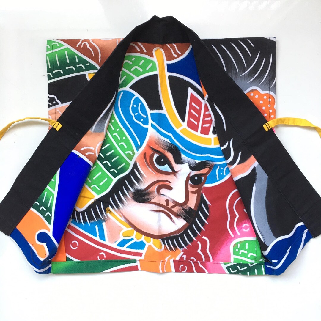 For Kids Remake Japan Vintage Nobori Banner Samurai Art - Etsy