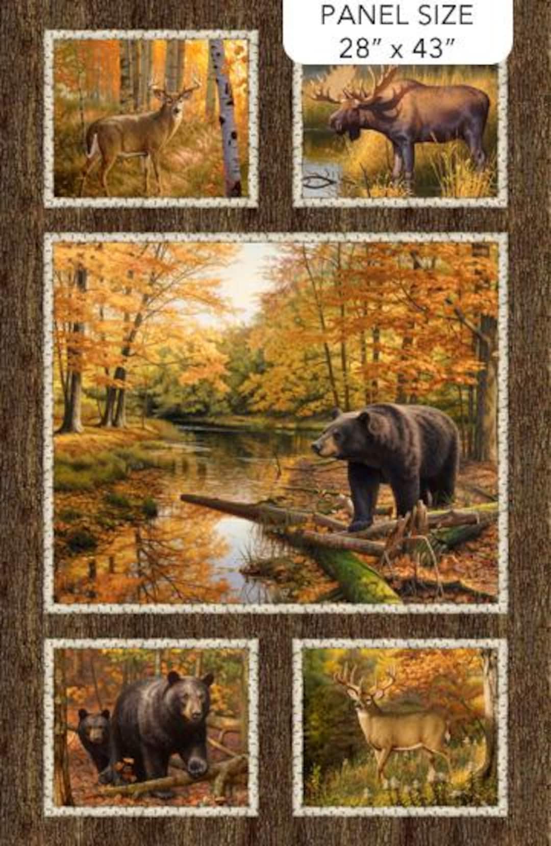 Wilderness Naturescapes Panel by Northcott - 28" X 43" - Etsy