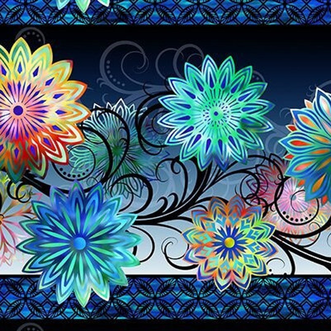 Blue Border From the Dazzle Collection by Jason Yenter for in the ...