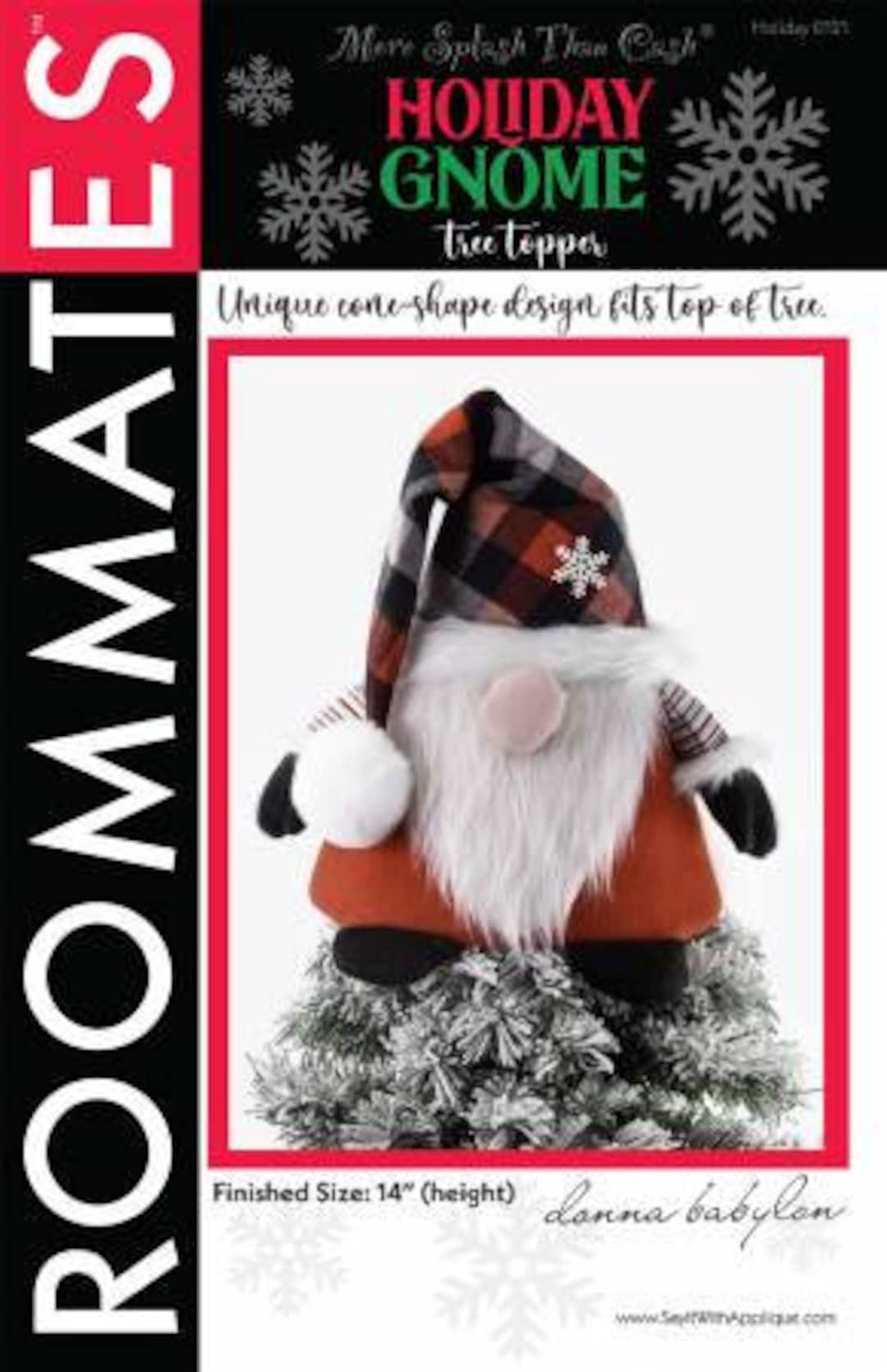 PATTERN - Holiday Gnome Tree Topper Pattern - Finished Size 14" Tall - Etsy