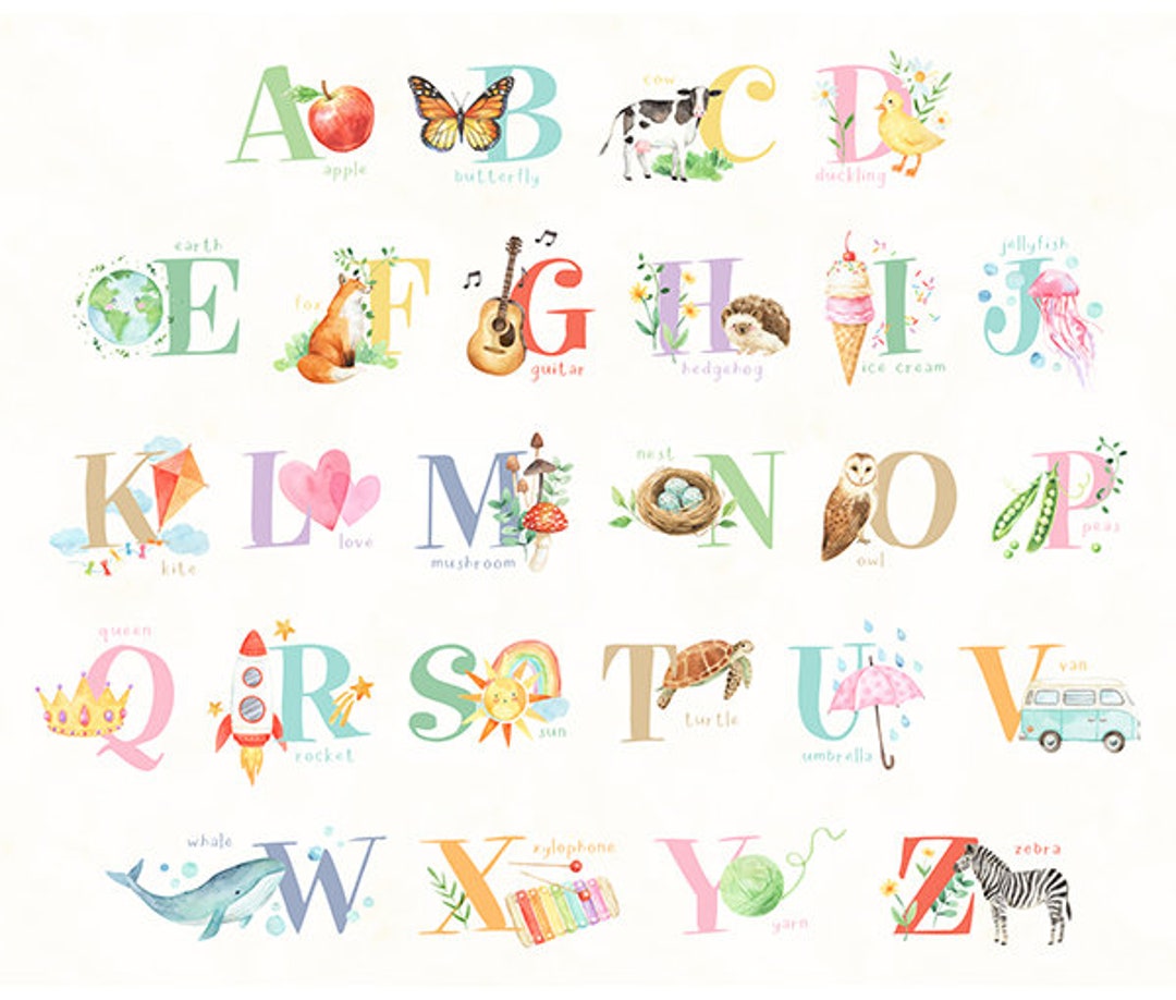 Love and Learning Alphabet Panel by Hoffman Fabrics Sold in 44 X 37 ...