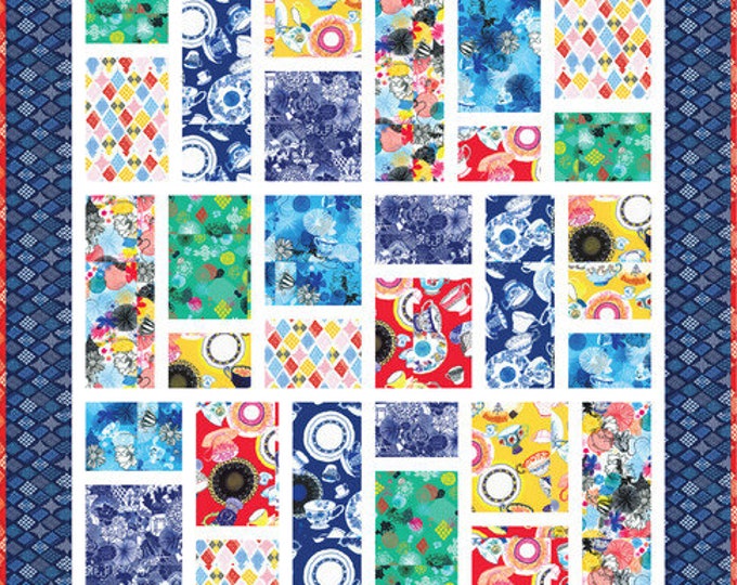 Quilt PATTERN - Sunset Stroll Quilt Pattern by Swirly Girls - Lap, Twin ...