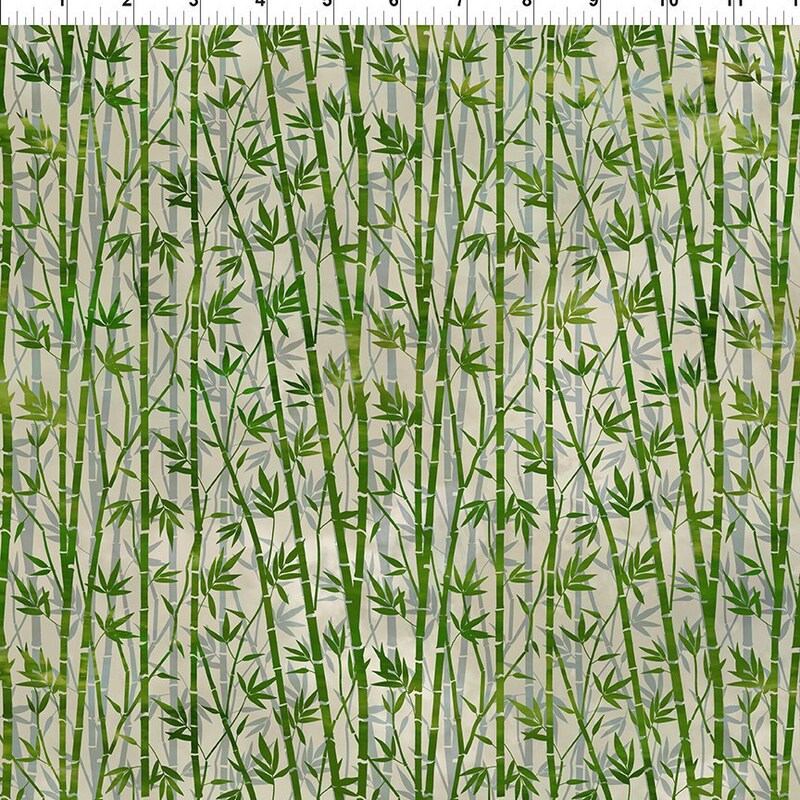 Bamboo Print Fabric - Etsy