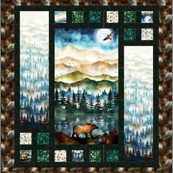 Forest Quilt Pattern - Etsy